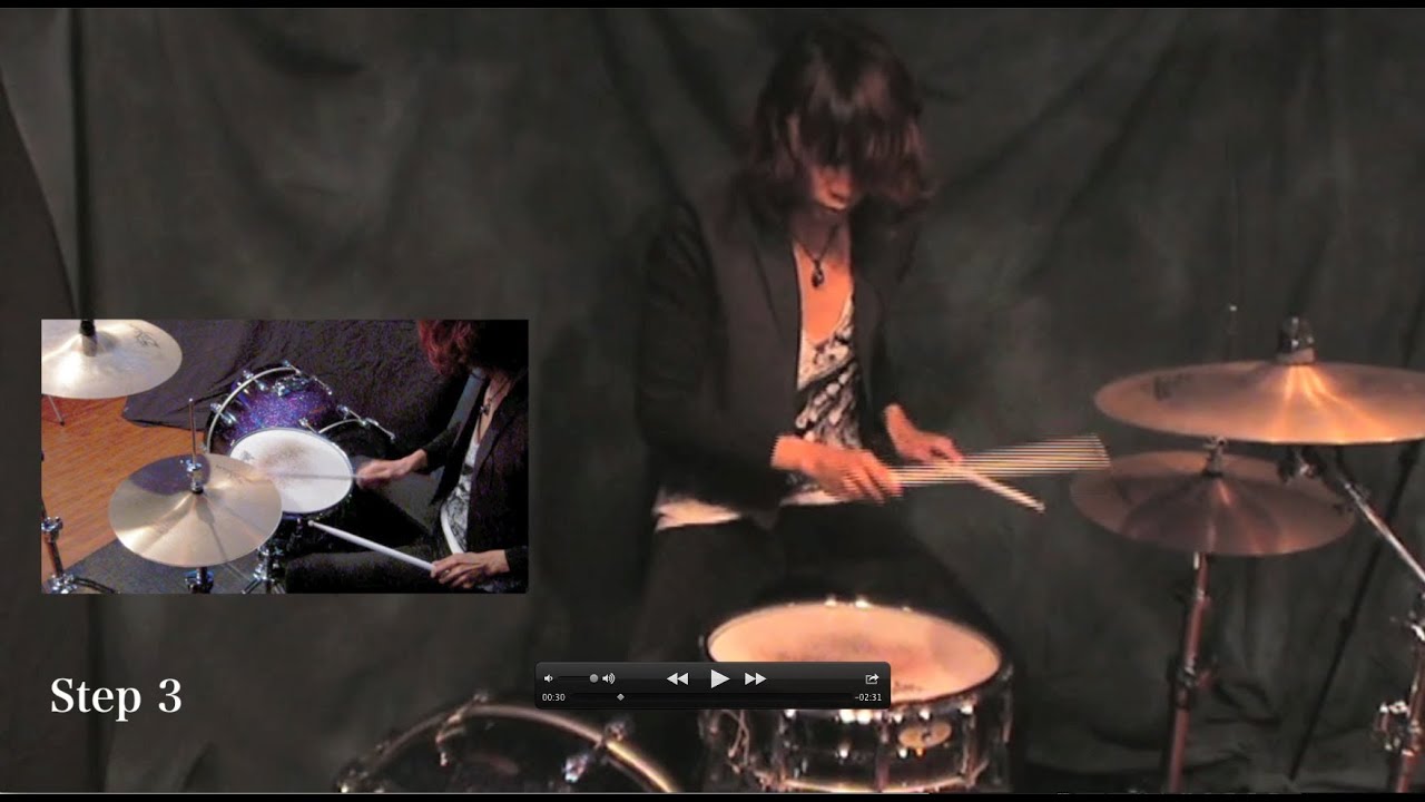 GiGS2013年1月号DIR EN GREY：Shinya『ドラムモンスター』Act07 - YouTube