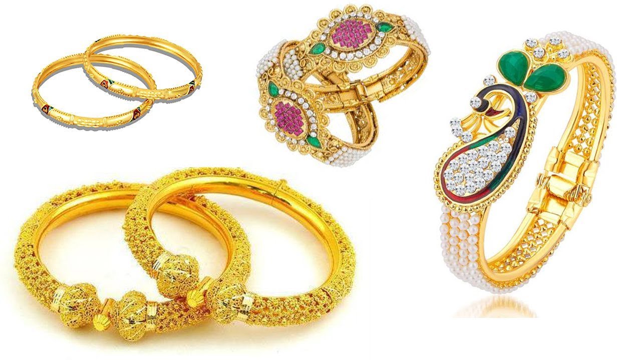 latest gold Shakha Bengali kada design 2019 - YouTube