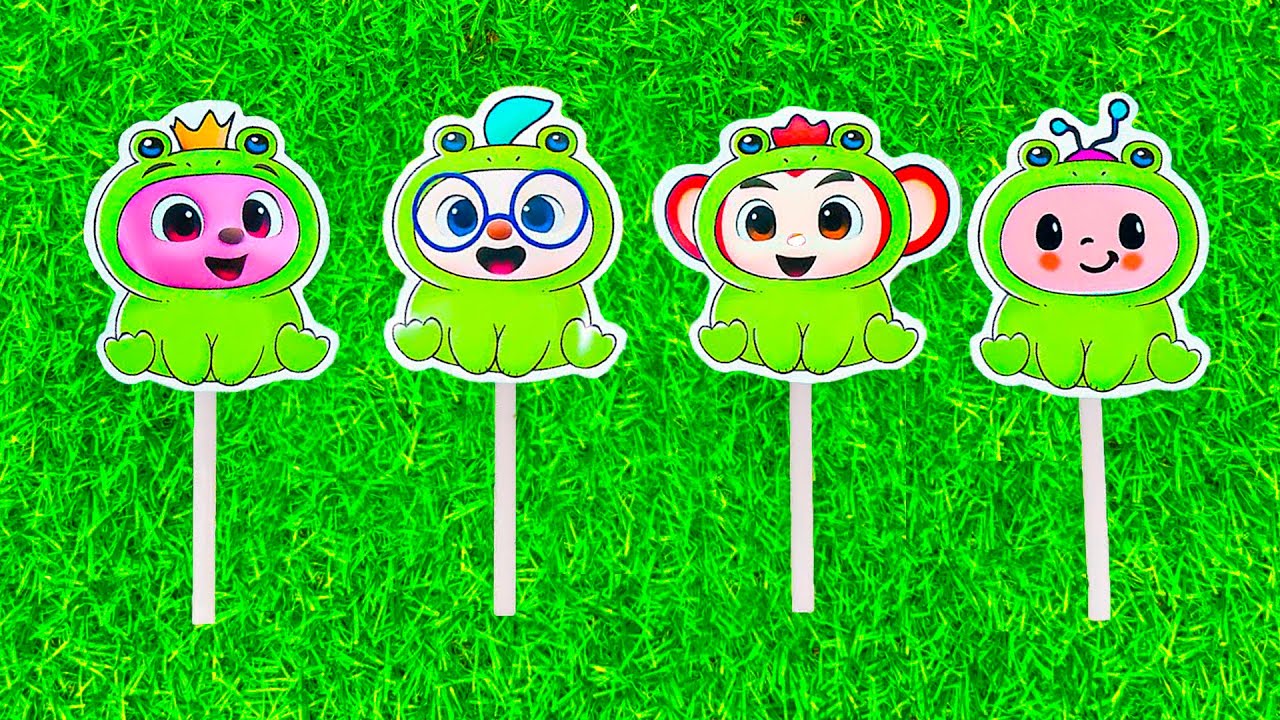 Some Lot's of BIG Candy Bar Lollipops Cocomelon & Hogi Pinkfong Poki ...
