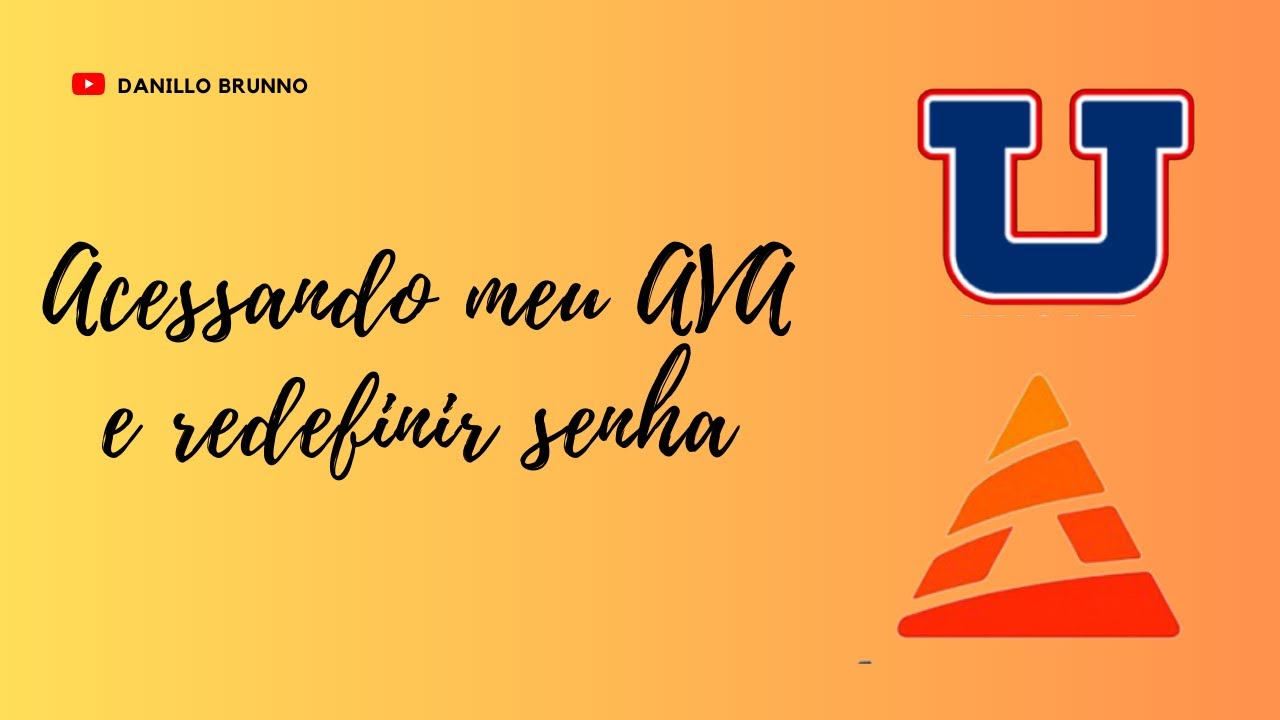Como acessar meu AVA e/ou redefinir senha na Unopar/Anhanguera? - YouTube