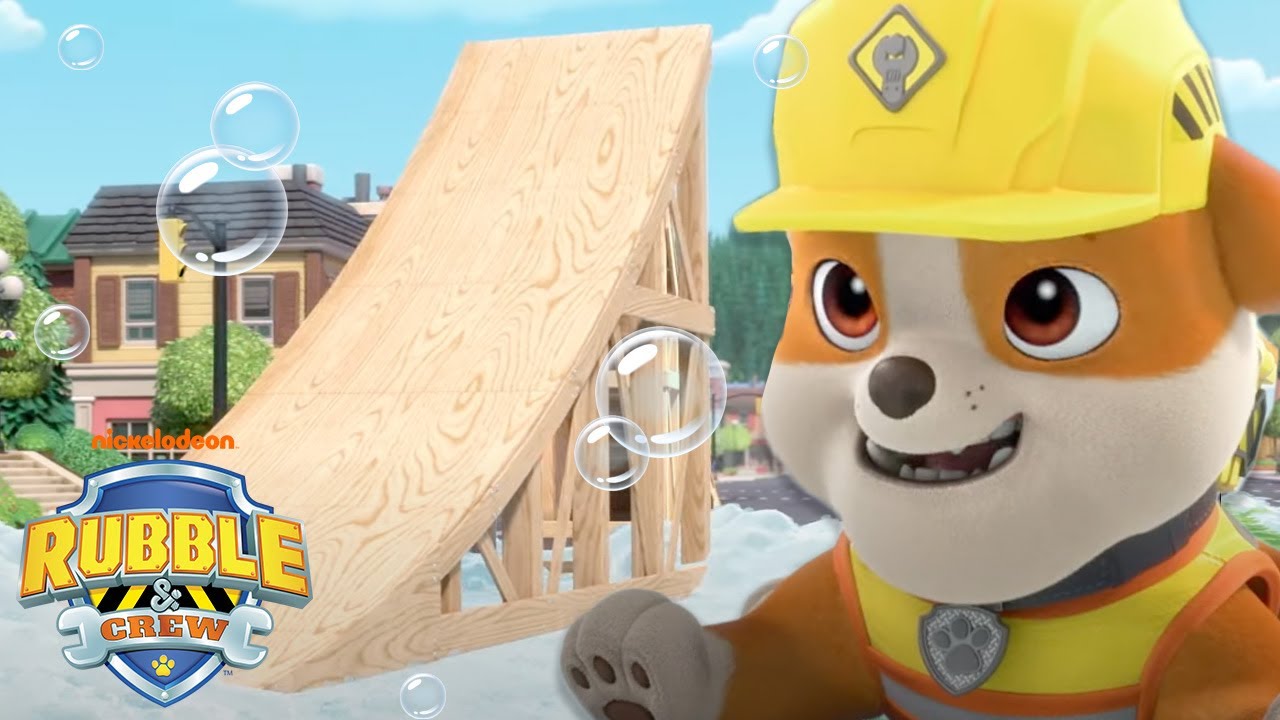 Rubble Cleans Up a Bubbly Mess! w/ Mix, Charger & Wheeler | Rubble ...