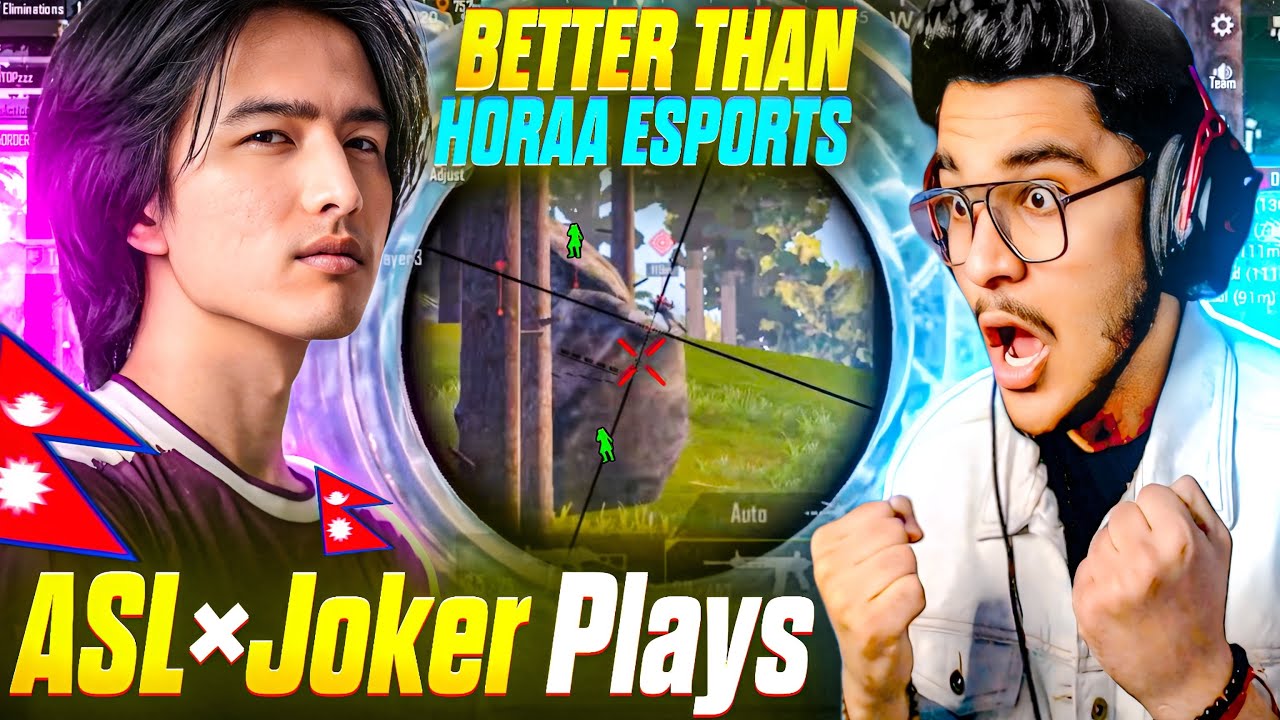 HE IS THE BIGGEST OG🇳🇵PLAYER OF PUBG MOBILE *ASL JOKER PLAYS* HAS THE ...