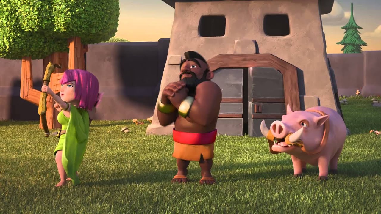 ( Full 3D) Trailer Clash of Clans Balloon Parade Official TV Commercial ...