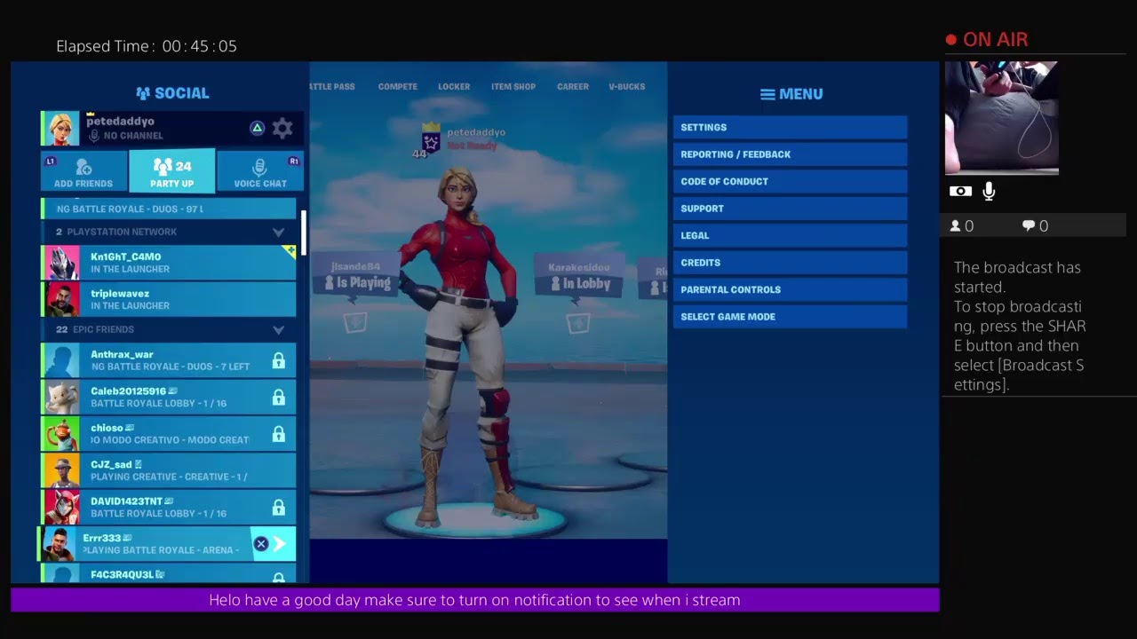 Fortnite live controller cam - YouTube
