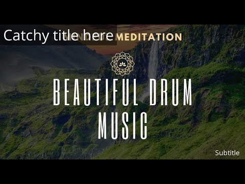 Relaxing Drum Music instrumental background - YouTube