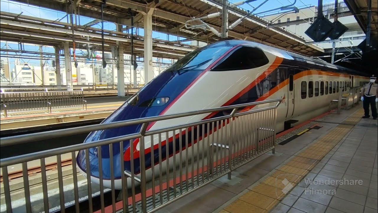 【6月17日】e3系L69とe2系J66(200系カラーのe2系)が大宮駅17番線から発車するシーン！※説明らんも読んでみてください - YouTube