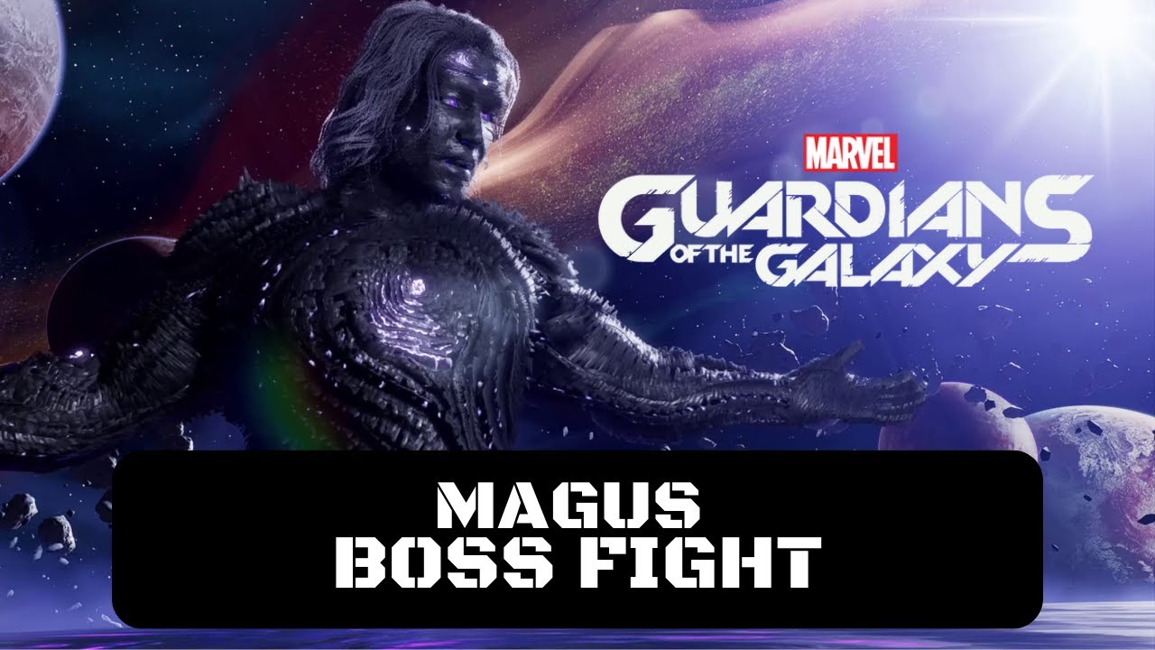 Marvel's Guardians of the Galaxy Magus Boss Fight - YouTube