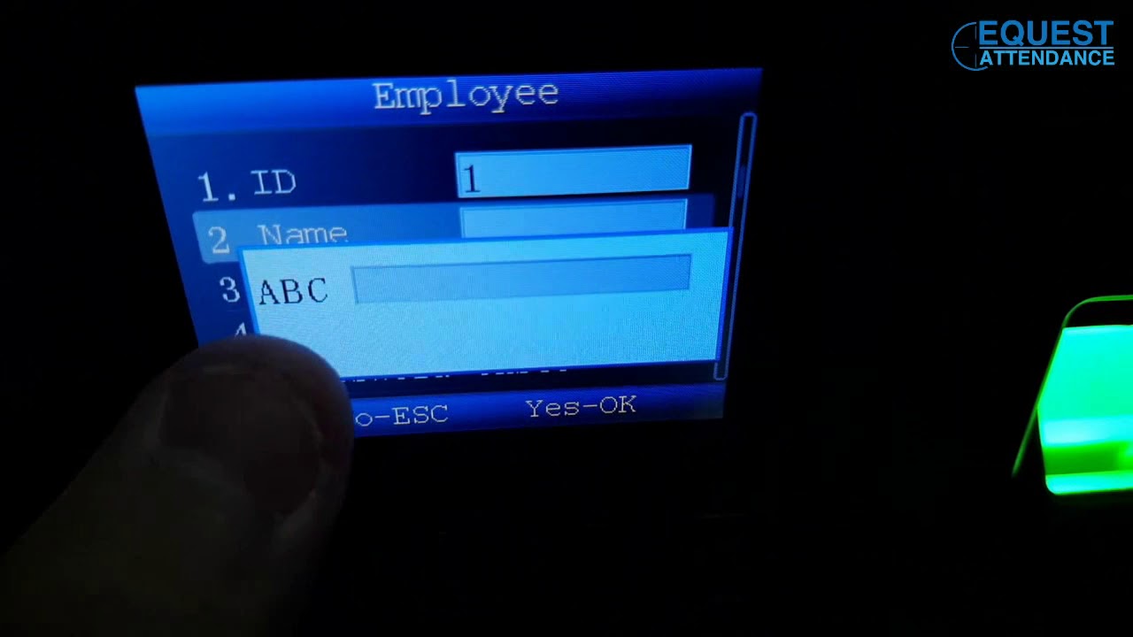 Timi FP-2 Fingerprint Time Attendance How To Register User Staff ...