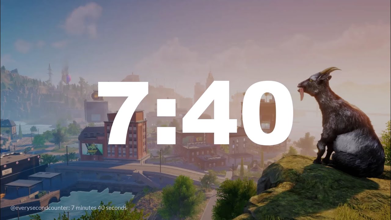7 minutes 40 seconds [460 secs] clock timer countdown || Alarm Focus ...