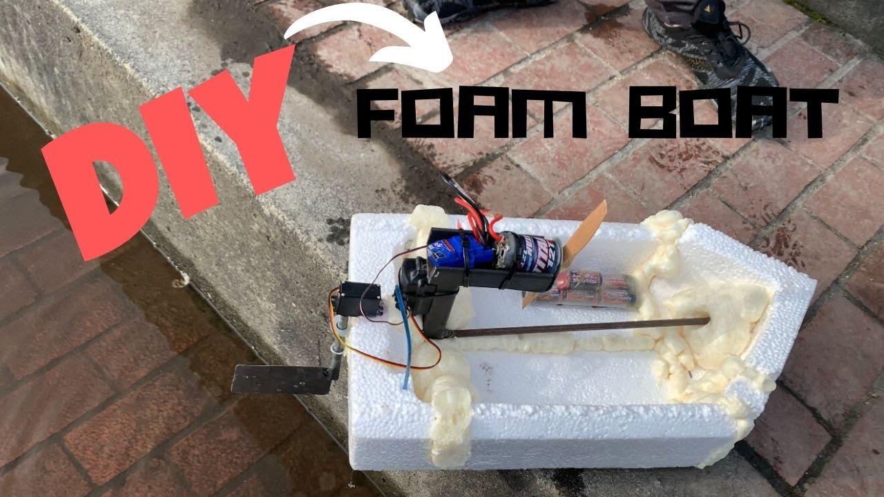 DIY Foam RC Boat | Fail - YouTube
