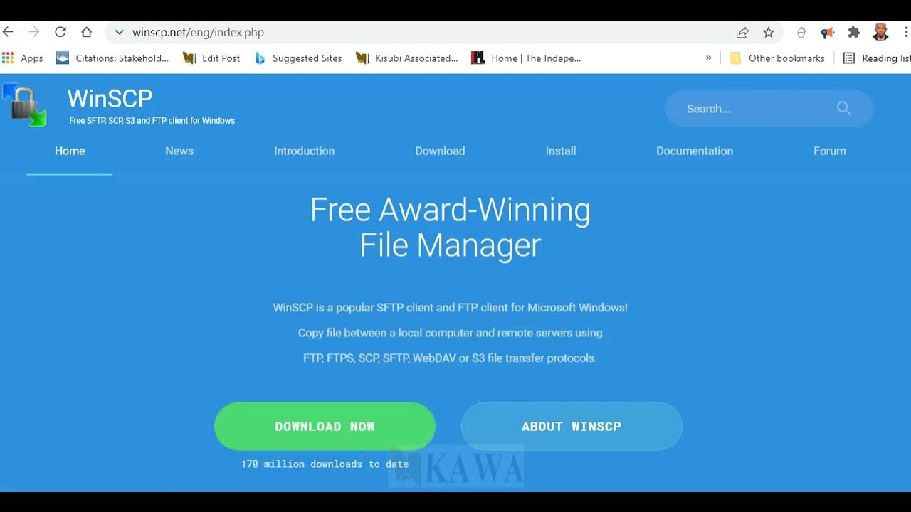 Uploading files to ICT Club website Using WinSCP - YouTube