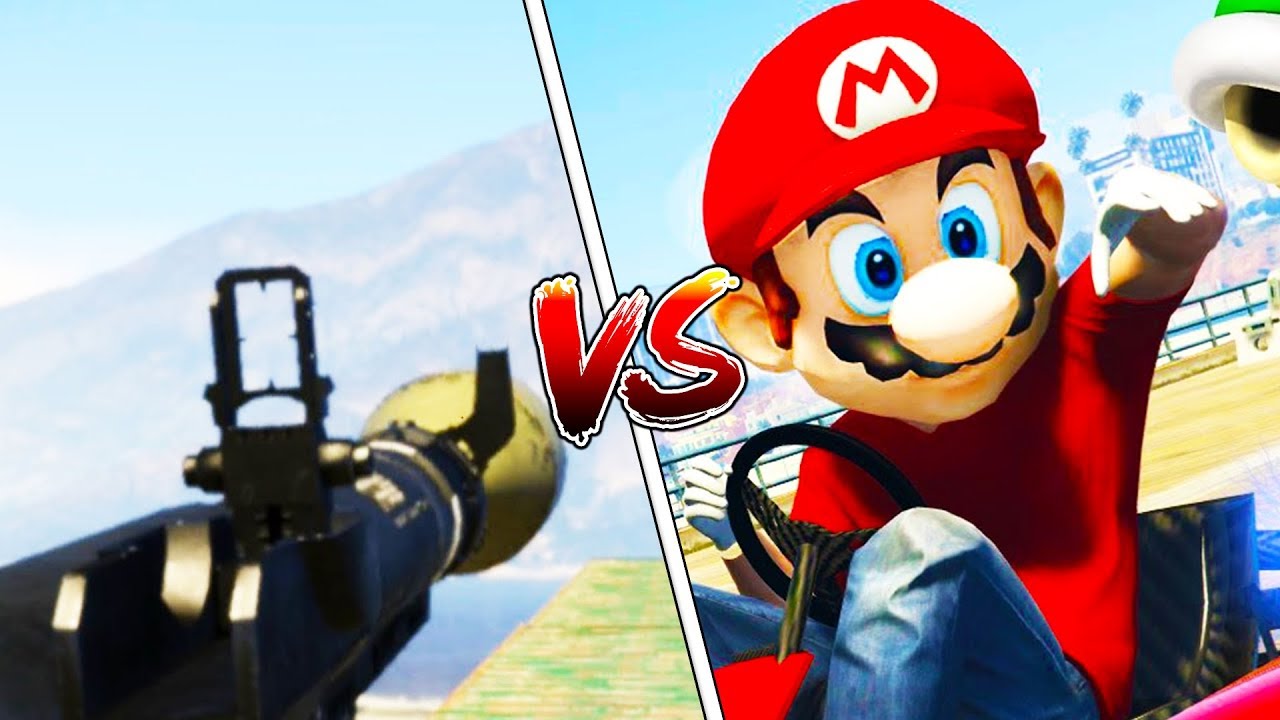SUPER MARIO VS RPG - GTA 5 ONLINE FUNNY MOMENTS - YouTube