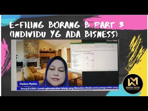 E Filing Borang B:Contoh Akaun (bisness yg menjalankan perniagaan di ...