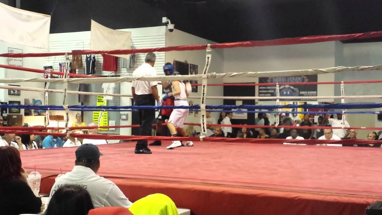 Armani Almestica wins boxing fight against Dorian Boupierre - YouTube