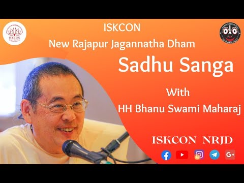 ISKCON NRJD || Sadhu Sanga with H H Bhanu Swami Maharaj || 1st OCT 2023 ...