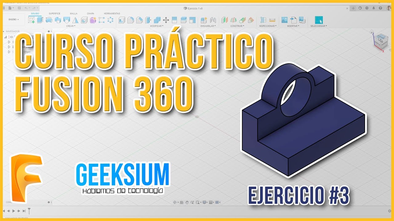 Curso práctico de Fusion 360 | Ejercicio #3 - YouTube