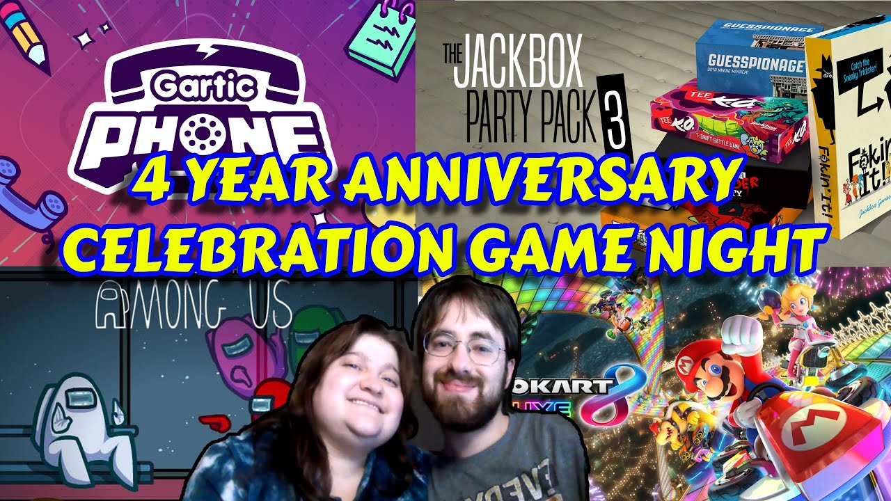 4 YEAR ANNIVERSARY CELEBRATION! Games w/ Viewers & Friends! - YouTube