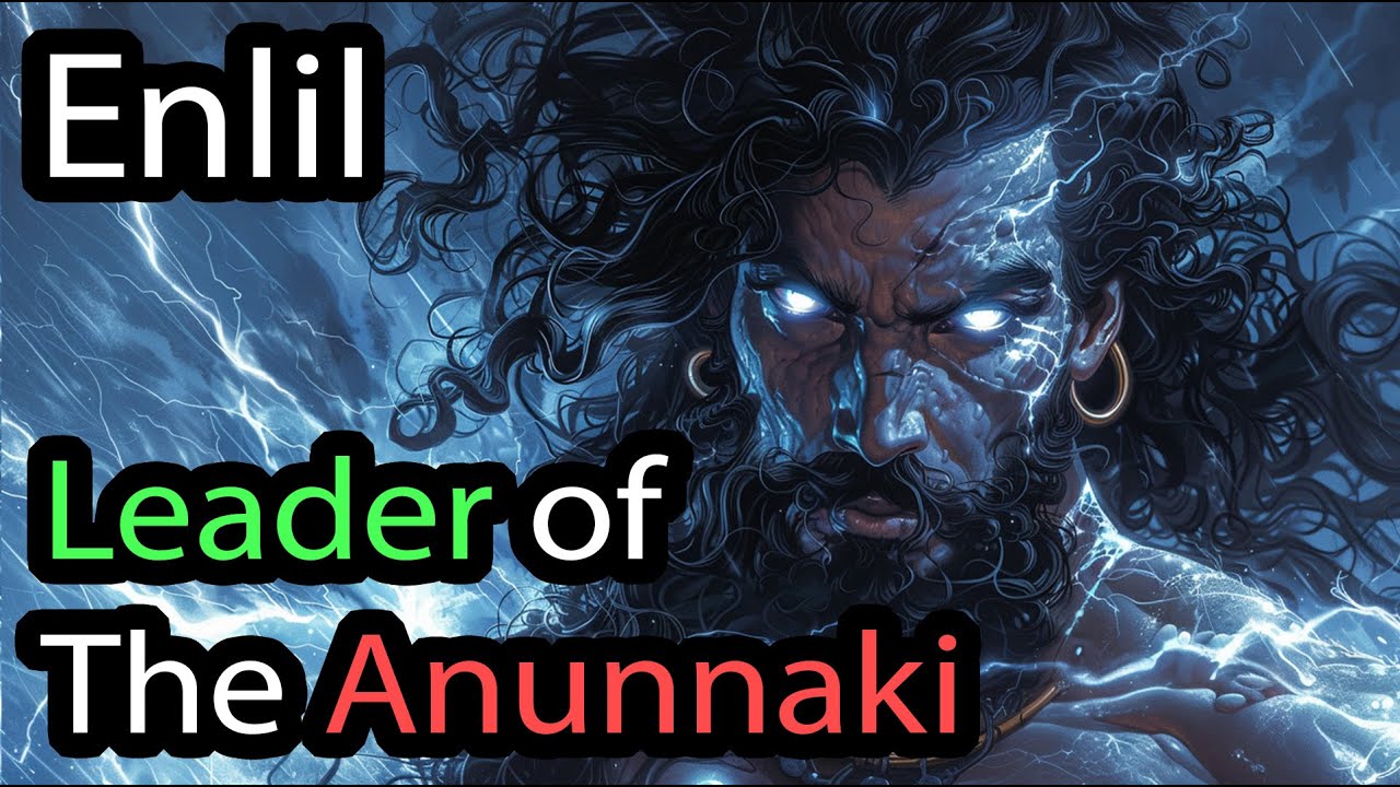Enlil, Leader of the Anunnaki | god of storms | Sumerian Mesopotamian ...