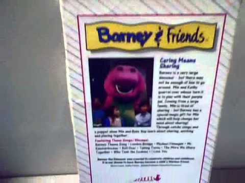 Barney and Friends Caring Means Sharing VHS Tape - YouTube