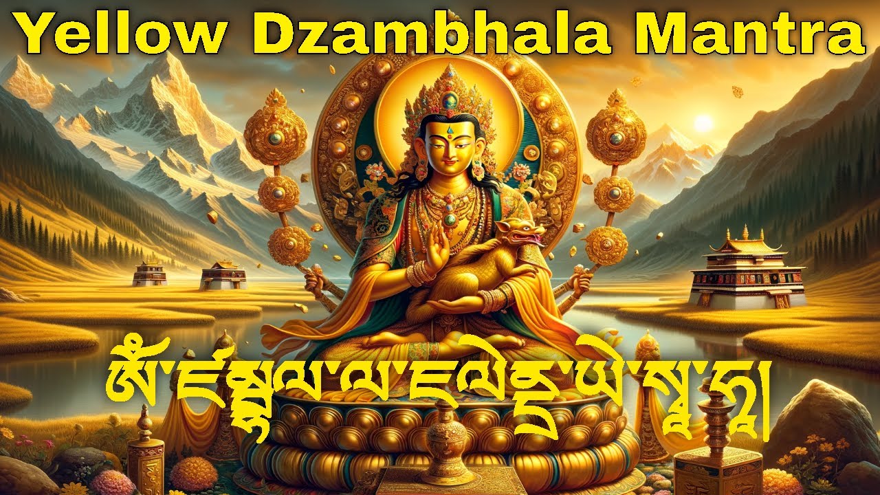 Yellow Dzambhala Tibetan mantra for Wealth & Luck | Most Powerful ...