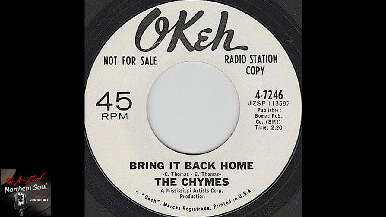 The Chymes - Bring It Back Home - 1966 - Northern Soul A-Z Archive
