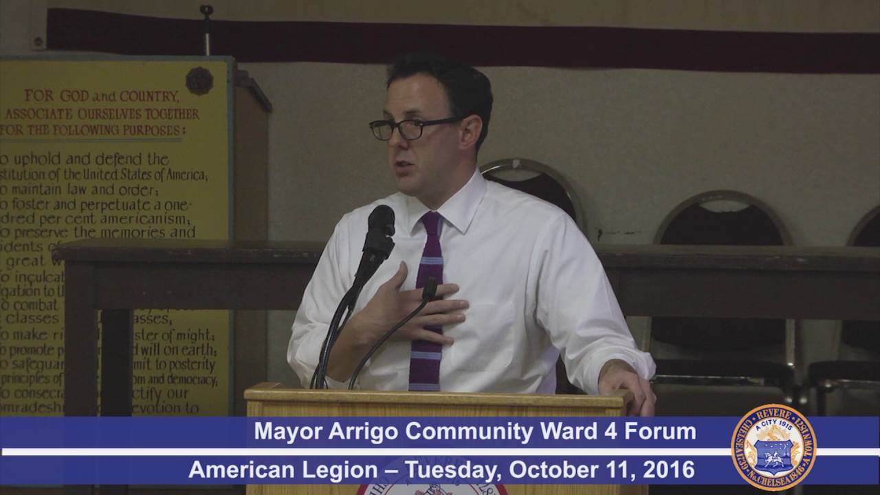 Mayor Arrigo Ward 4 Community Forum - American Legion – Tuesday ...
