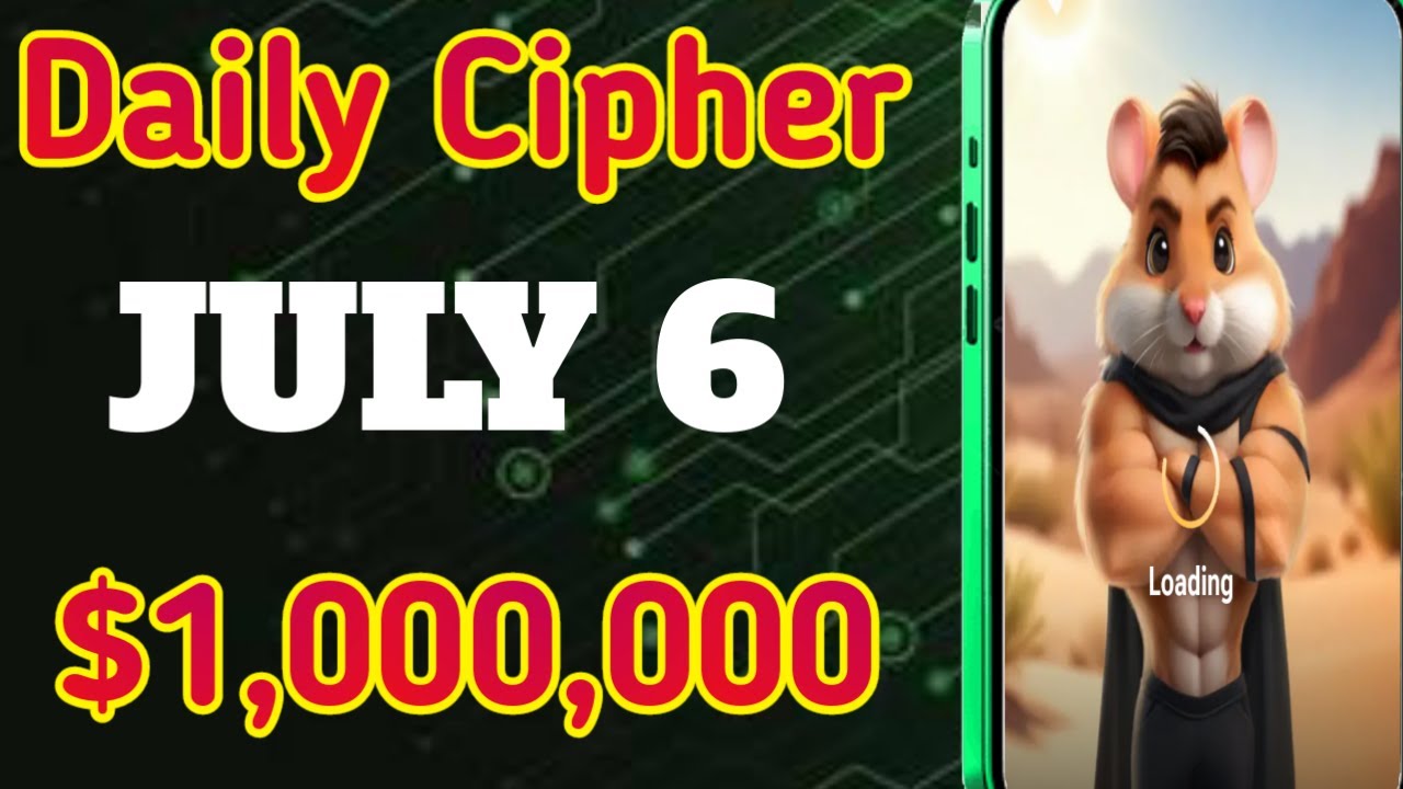 Hamster Kombat Daily Cipher Today 1M Coins July 6 2024 || #Daily_Cipher ...