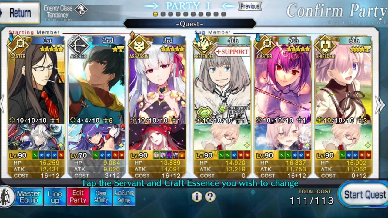 [Fate/Grand Order] Hunting Quest - Alraune Hunt (Lv. 90+ Rider Node) 3 ...