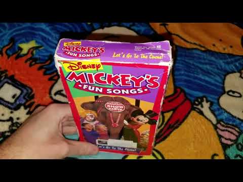 Mickey's Fun Songs: Let's Go To The Circus VHS Review