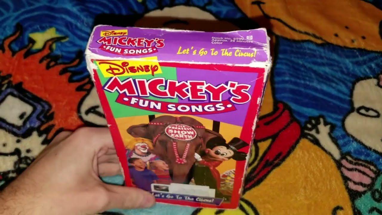 Mickey's Fun Songs: Let's Go To The Circus VHS Review - YouTube