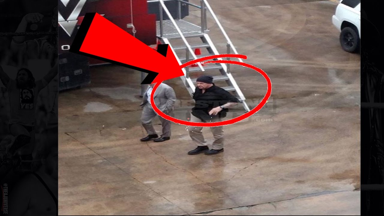 Undertaker spotted backstage on WWE RAW 5/12/16! - YouTube