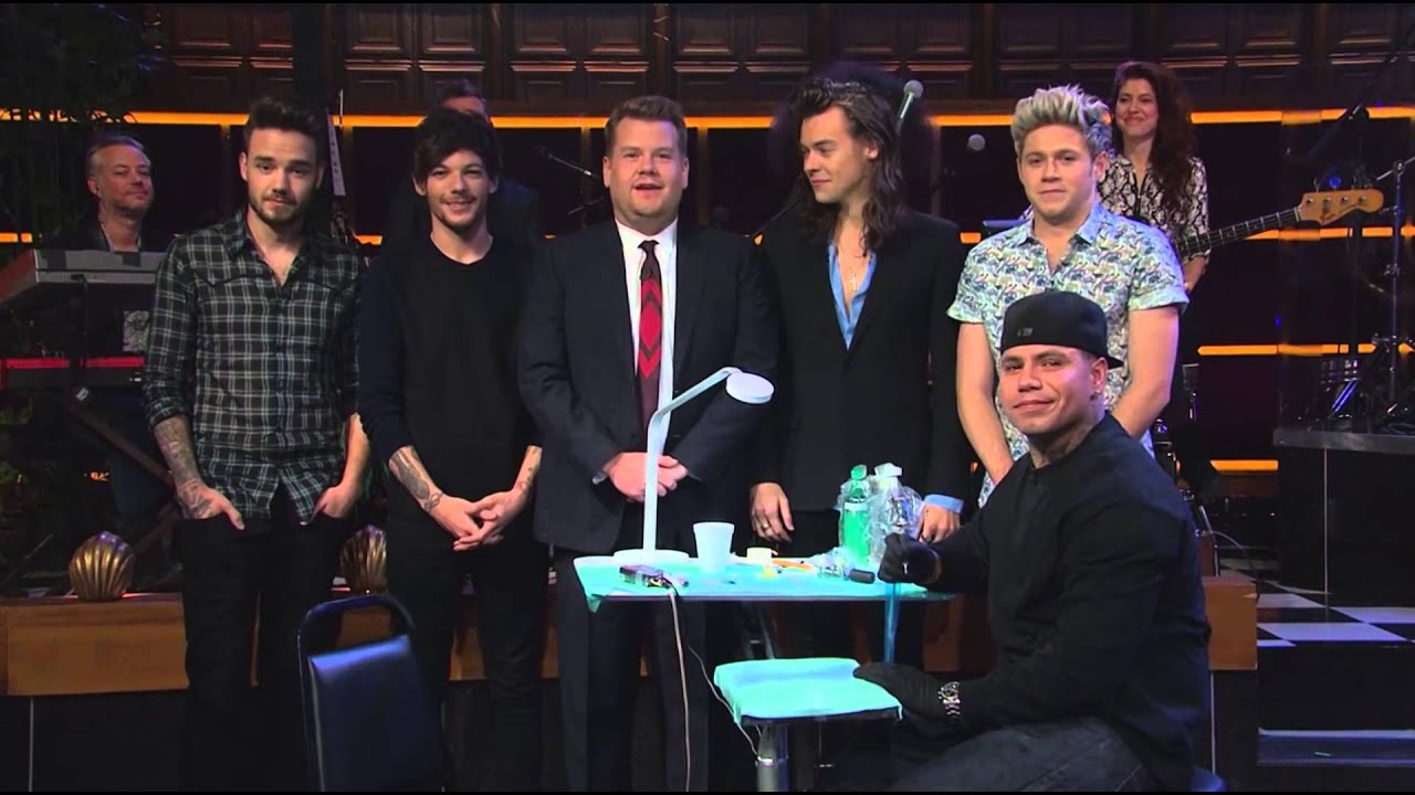 One Direction on The Late Late Show with James Corden preview! - YouTube