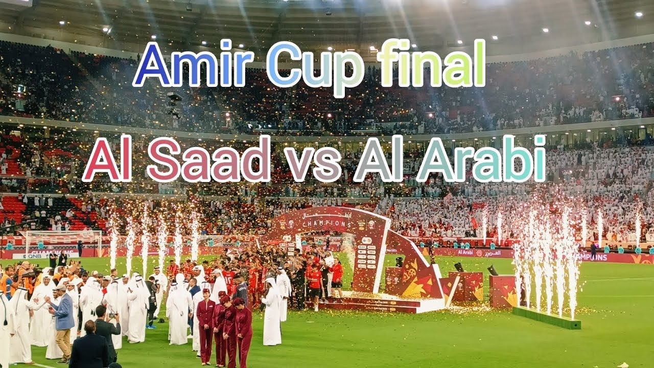 Amir Cup 2023 final Al Arabi vs Al Saad - YouTube