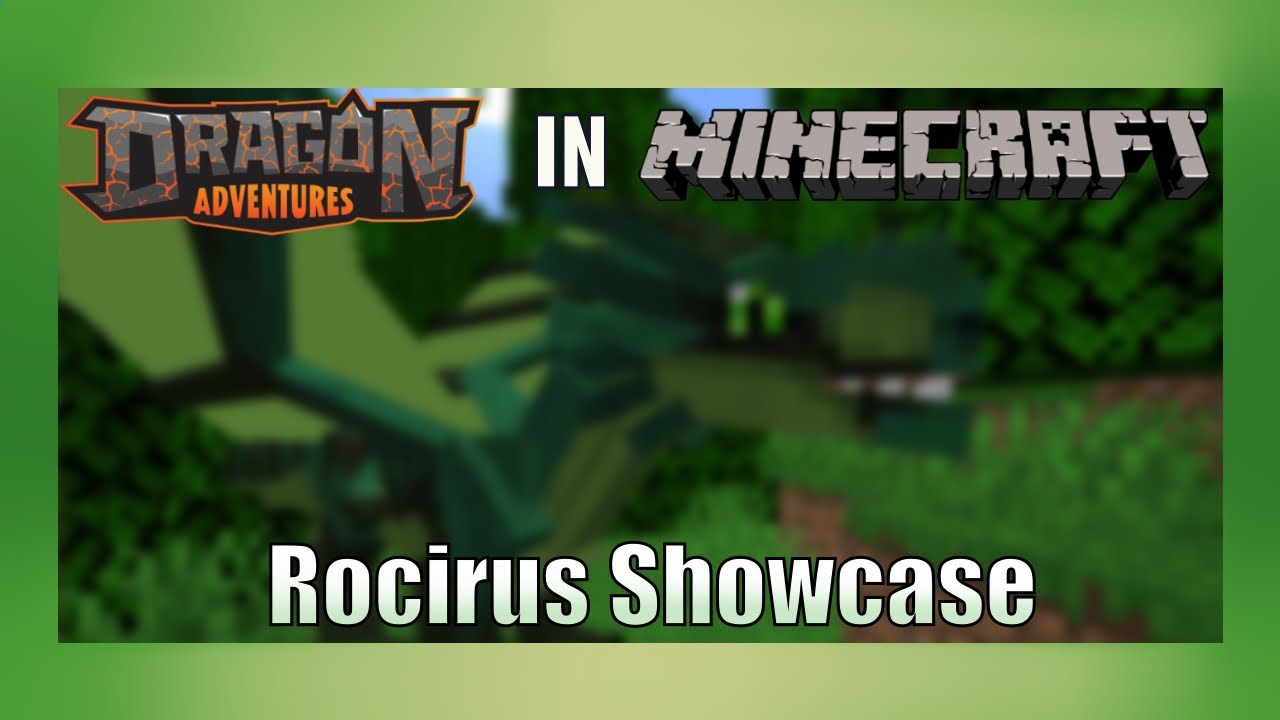 I made a Rocirus in Minecraft! | ROBLOX + MINECRAFT | Dragon Adventures ...