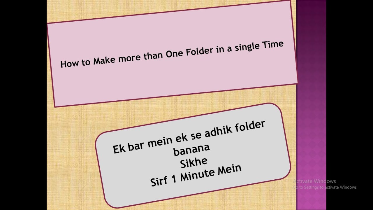HOW TO MAKE MORE THAN ONE FOLDER IN SINGLE TIME TECHNICALS COMPUTER how-to-make-more-than-one-folder-in-single-time-technicals-computer