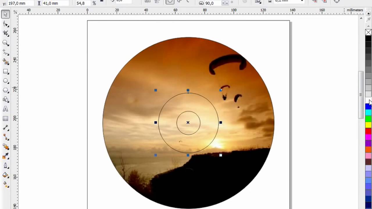 CorelDraw 13 Tutorial - CD and DVD Label --- Tutorial CorelDraw 13 ...
