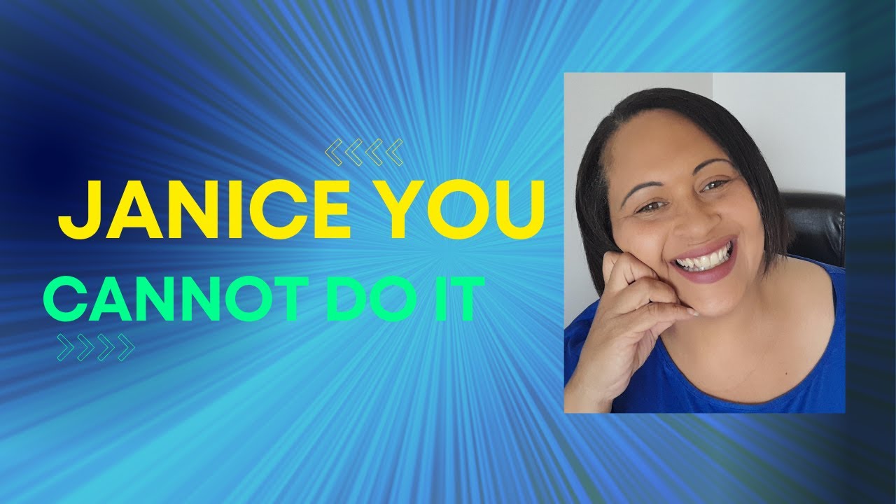 Janice Talks You Can't Janice 1 - YouTube