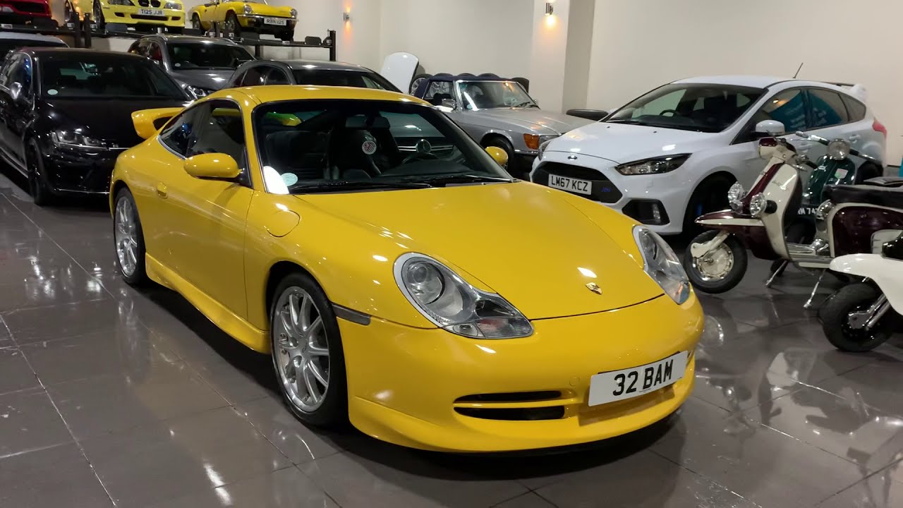 Porsche 911 996 Carrera Manual in Speed Yellow with GT3 Kit For Sale at ...
