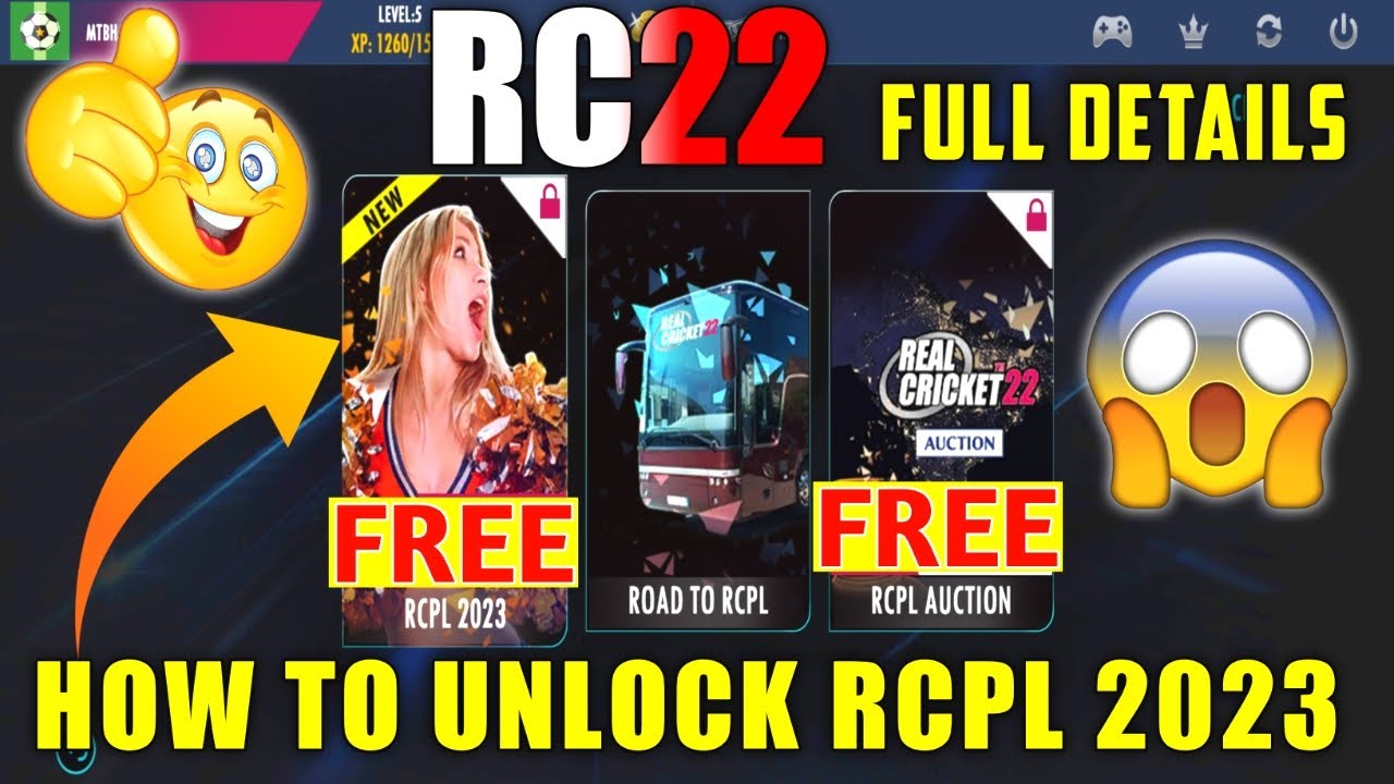 RC22 Rcpl 2023 Unlock Free 😱 | How To Unlock Rcpl Auction In Real ...