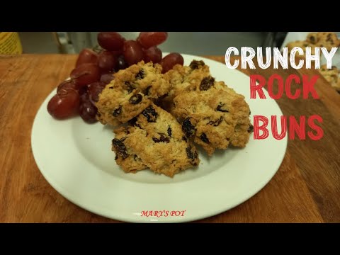 SUPER EASY & TASTY ROCK BUN//ROCK CAKES #pastries #baking - YouTube