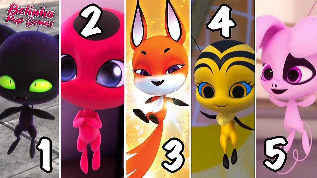 TOP 5 KWAMIS FAVORITOS DE MIRACULOUS!!! - YouTube