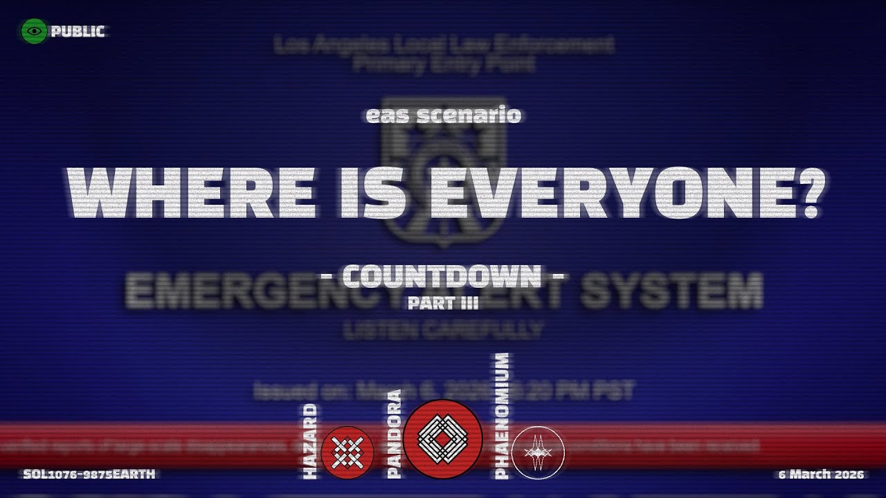 Countdown - Where is Everyone? | EAS Scenario | Emergency Alert System ...