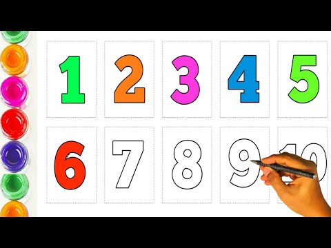 How to Learn Counting | English Counting | 1 2 3 4 | Kids Learning ...