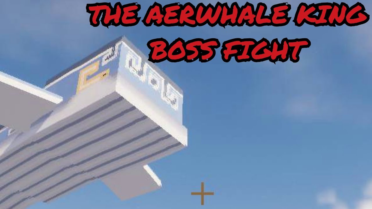 Minecraft Aether Lost Content: The Aerwhale King Boss Fight ( 1.20.1 ...