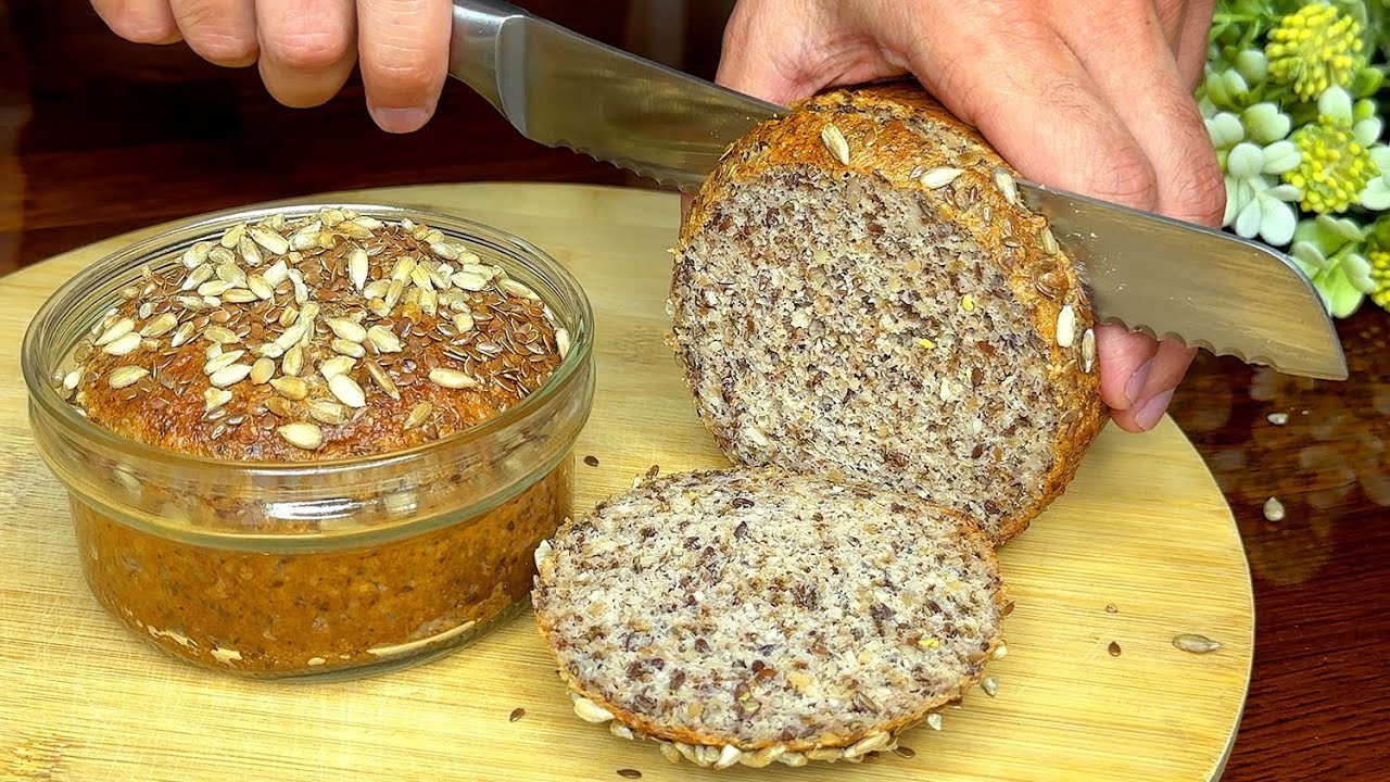 Protein and multigrain bread in a jar. No white flour. Sugarless. I eat ...