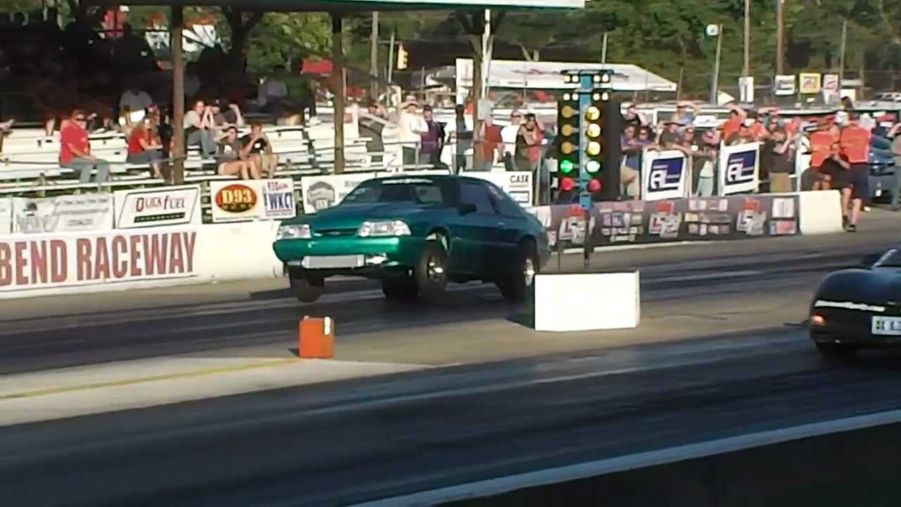 LS Fest 2012 True Street Class Winner Single Turbo Mustang - YouTube