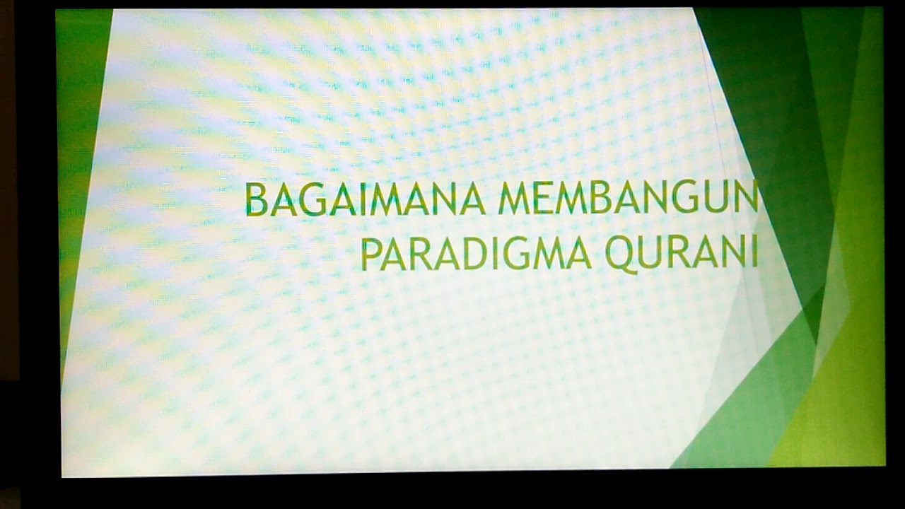 PARADIGMA QURANI - YouTube