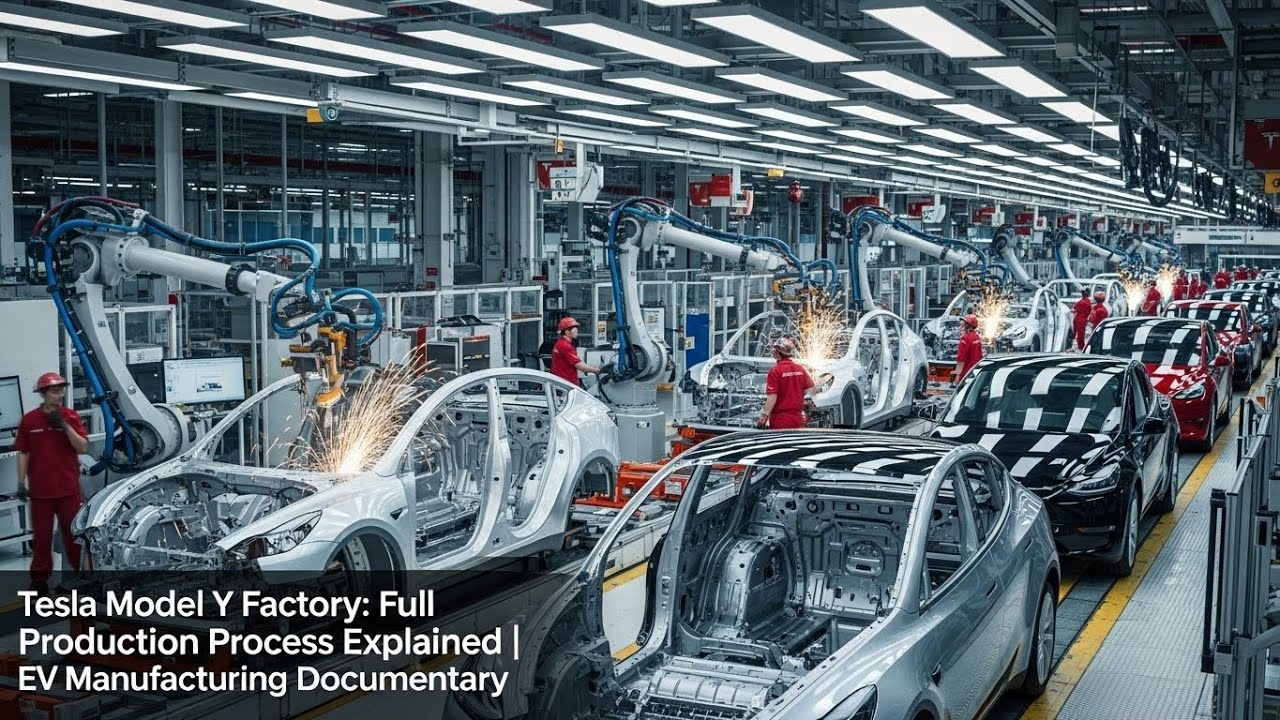 Inside the Tesla Model Y Factory Full Production Process Explained EV ...