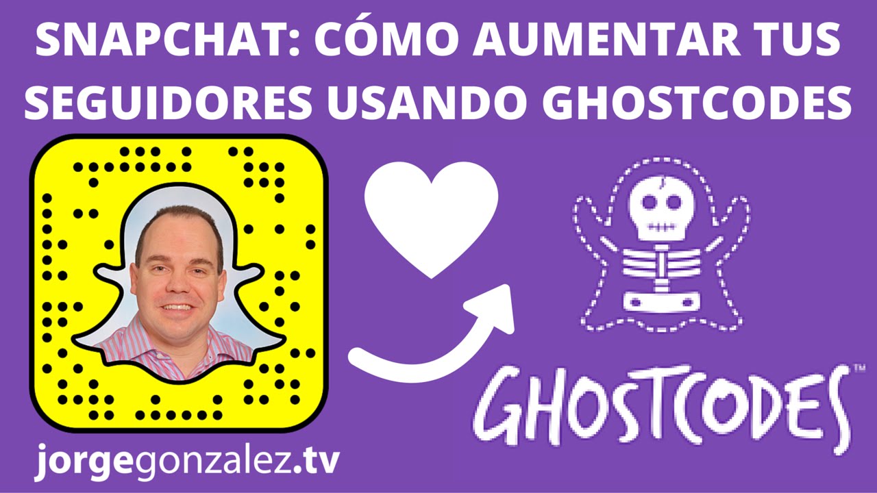 SnapChat: Consigue seguidores usando GhostCodes - YouTube