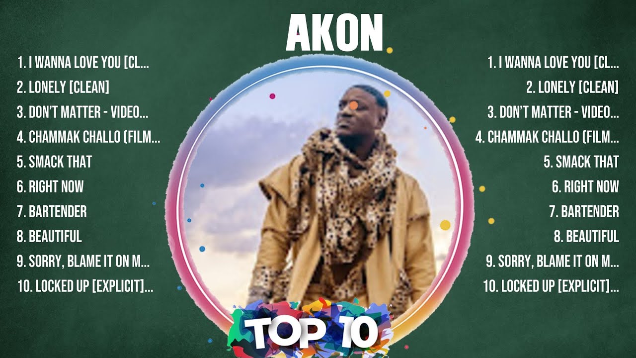 Akon Greatest Hits Full Album ️ Top Songs Full Album ️ Top 10 Hits of ...